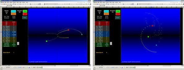A basic 3-body Planetary System – Excel Unusual