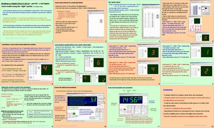 Creating a Digital Clock #2 – sprite driver, timing macro and functions ...