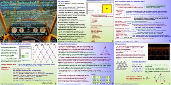 Flight Simulator Tutorial #1 – the joystick and a ground mesh – Excel ...