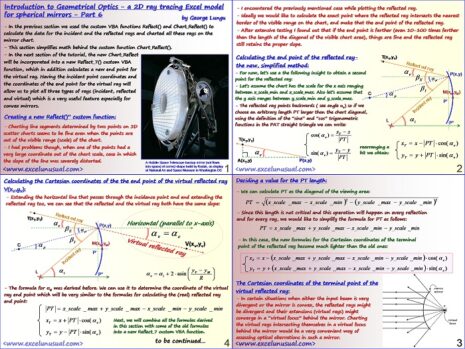 Introduction to Geometrical Optics – a 2D ray tracing Excel model for ...